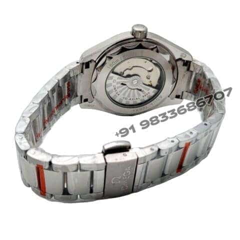 Buy Omega Blue Dial Silver Swiss Automatic Watch