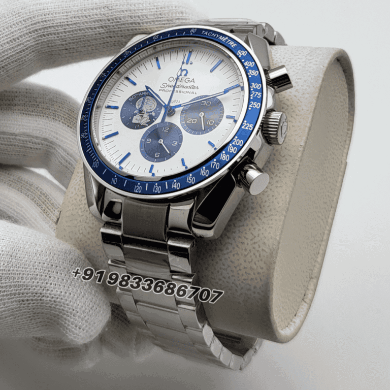 Omega Speedmaster Silver Snoopy Award 50th Anniversary Chronograph ...