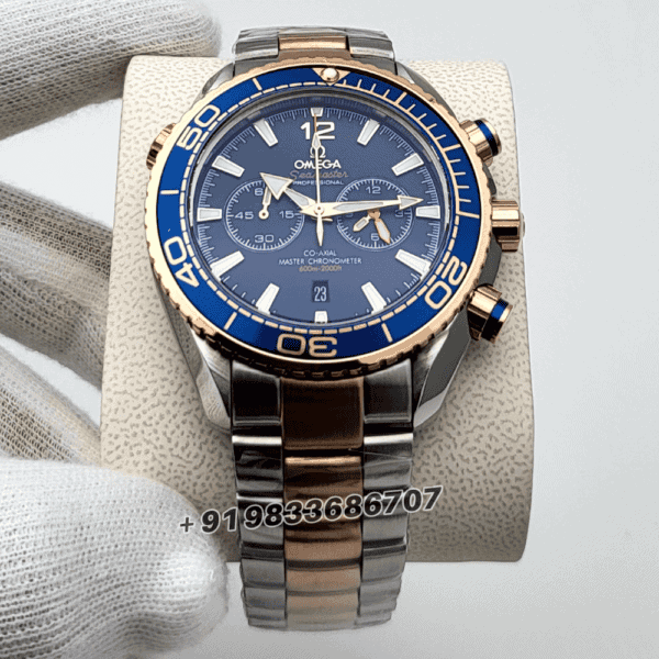 Omega Seamaster Planet Ocean Dual Tone Blue Dial High Quality ...