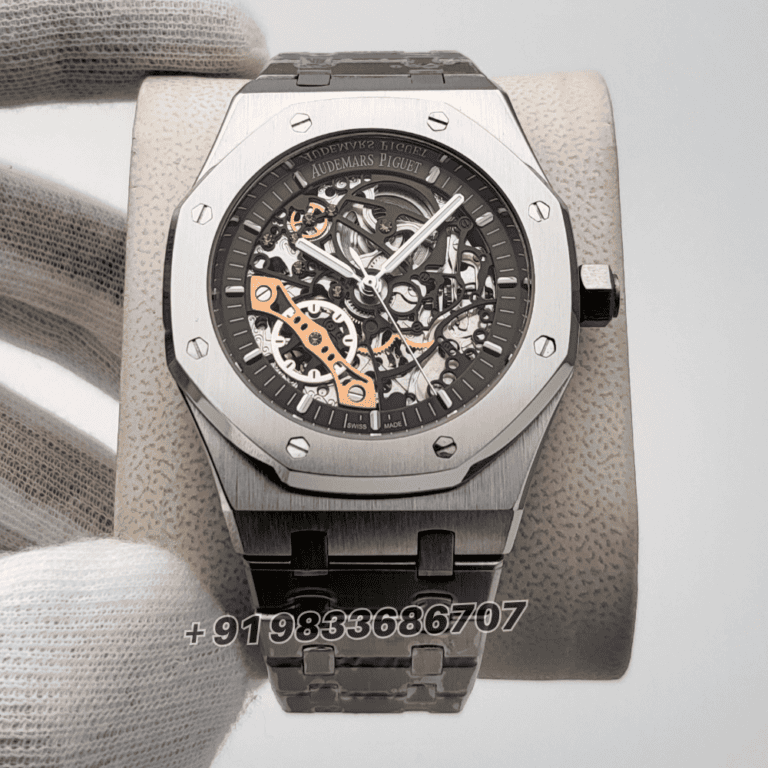 Audemars Piguet Royal Oak Skeleton Silver Dial High Quality Swiss ...