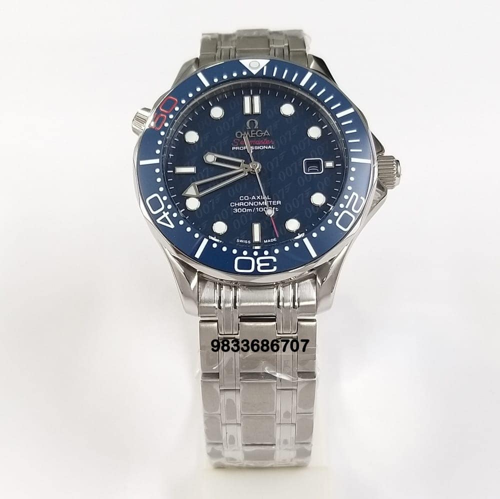 Omega Seamaster 007 James Bond 50Th Anniversary Limited Edition Blue ...
