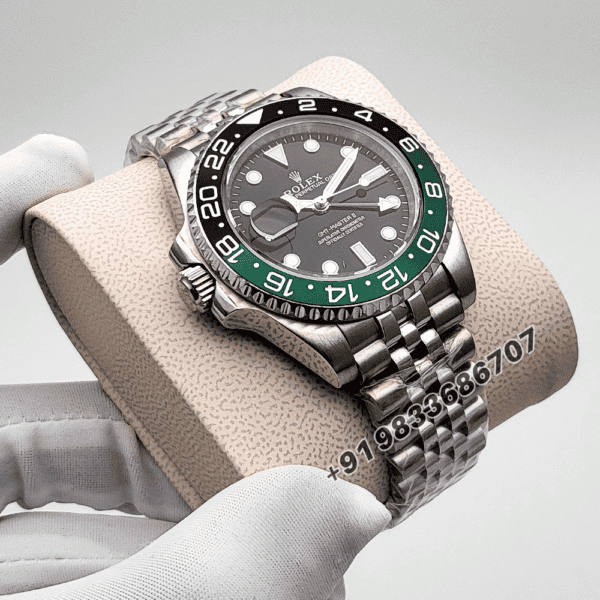 Rolex GMT Master II Sprite Left-Hand Black Dial High Quality Swiss ...