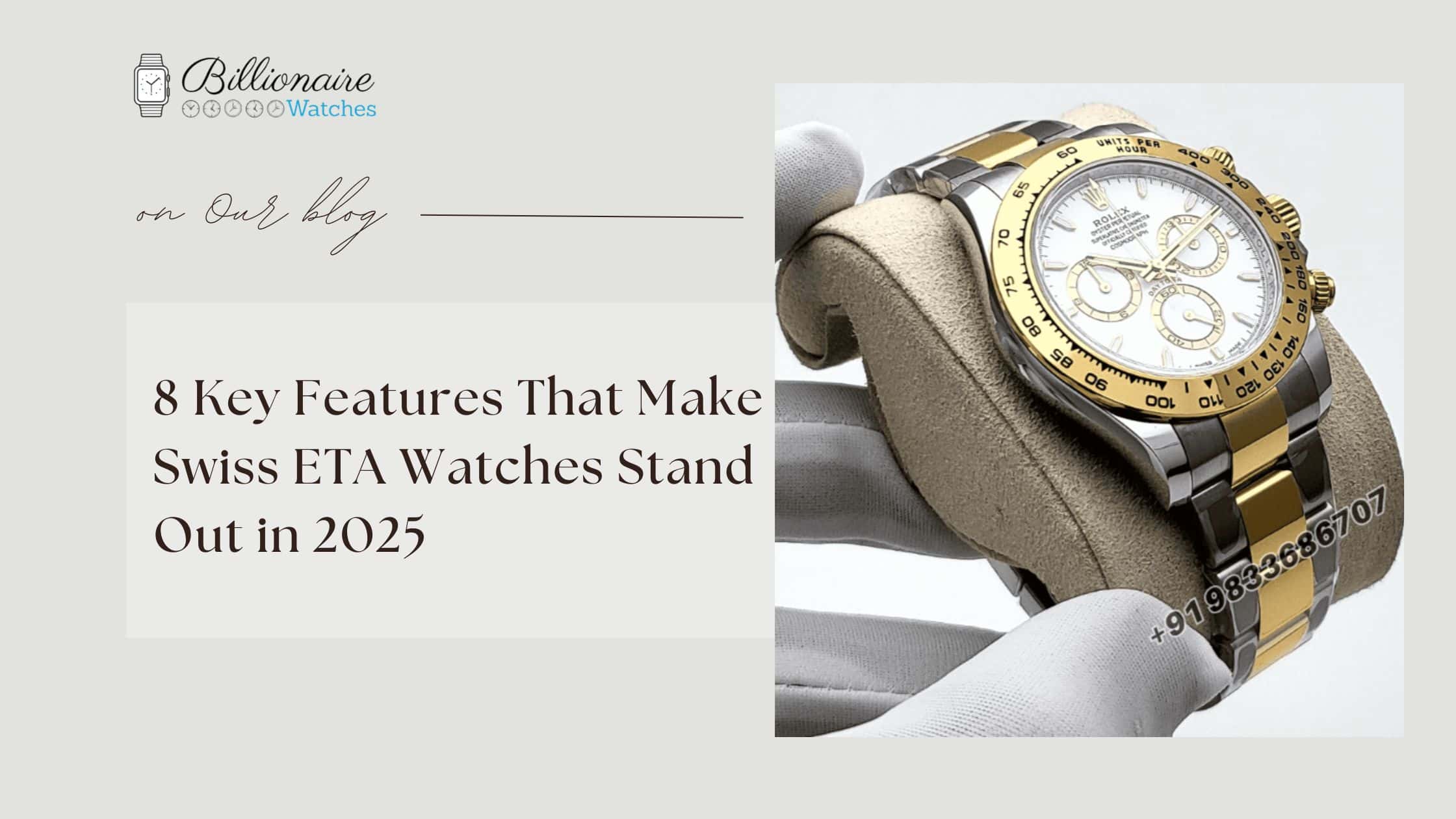 Swiss ETA Watches: 8 Key Features for 2025